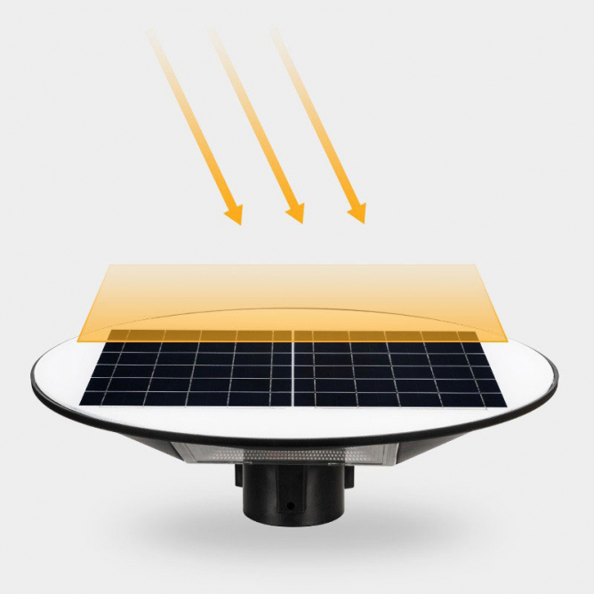 LED ULIČNA SOLARNA SVETILJKA E05 20W 4000K