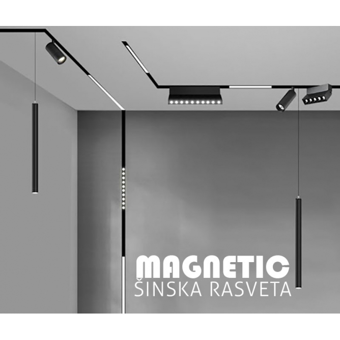 Šinska rasveta Magnetic - Šina 3 metra ugradna