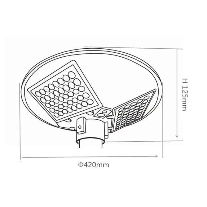 LED ULIČNA SOLARNA SVETILJKA E05 20W 4000K