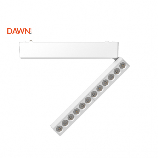 MAGNETIC SLIM SVETILJKA LED26 - ZD - 12T 12W 3000K 24° 48V DC BELA
