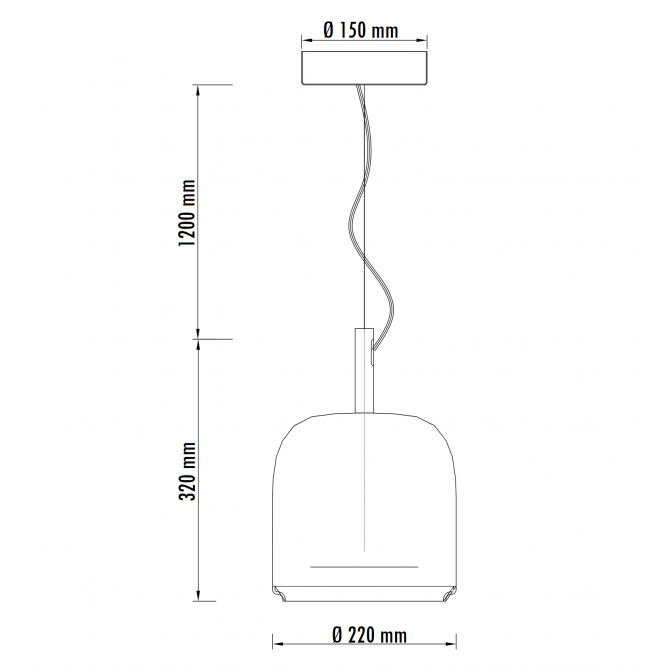 LUNA 215 LUSTER 24W 3000K MESING