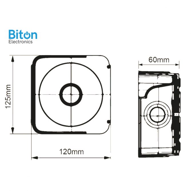 DOZNA ZA KAMERE OKRUGLA BA-02 (set 4 kom)