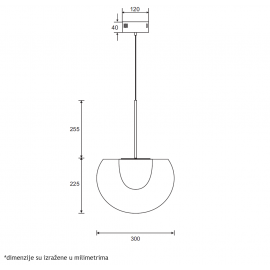 ARIA 57 VISILICA 12W 3000K
