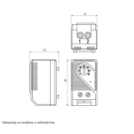 TERMOSTAT KTS 011 (NO)