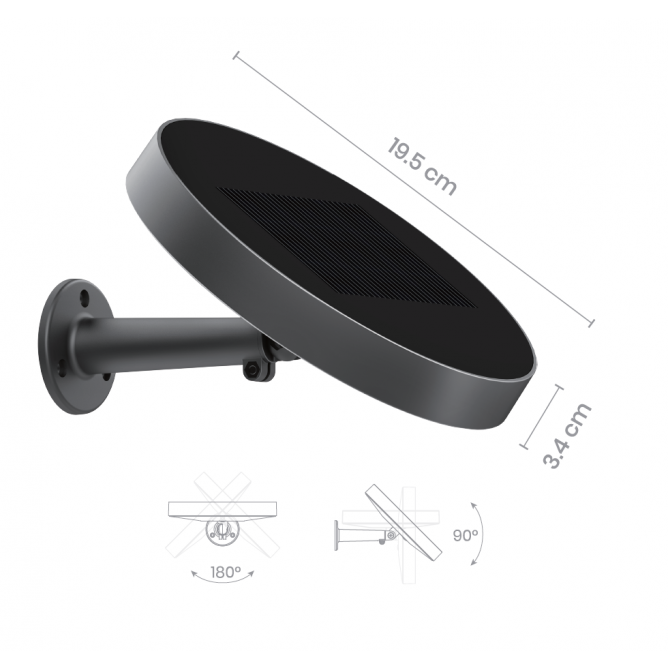 SOLARNA LED SVETILJKA ESL-76 6.25W 4000K IP54