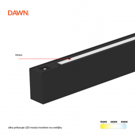 DAWN LED MODUL LT-T-020 1,2M CCT CRNA