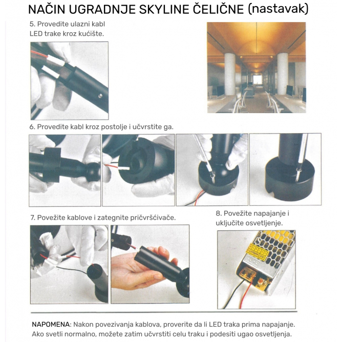 LED REFLEKTOR ŠINSKI 301210-1 30W 3000K CRNI TROFAZNI